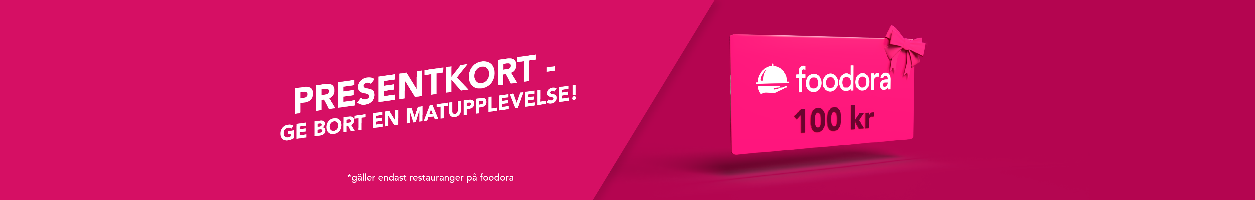 foodora presentkort – foodora AB